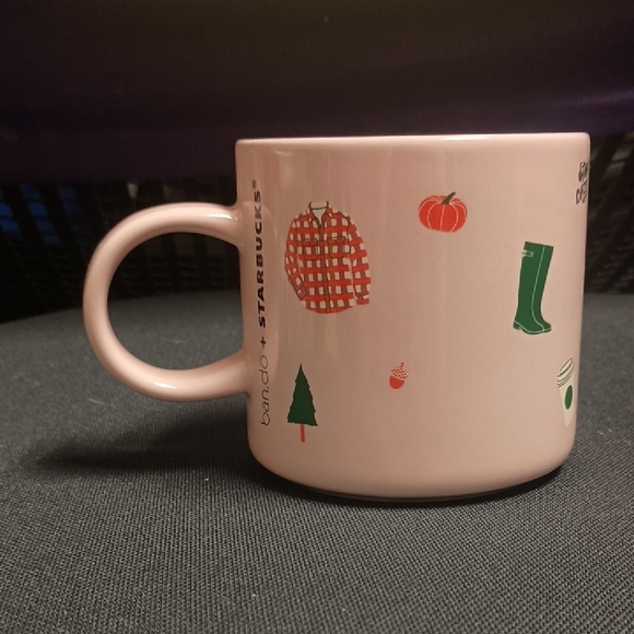 Starbucks | Dining | Starbucks Bando 2 Oz 218 Edition Pink Ceramic Mug ...
